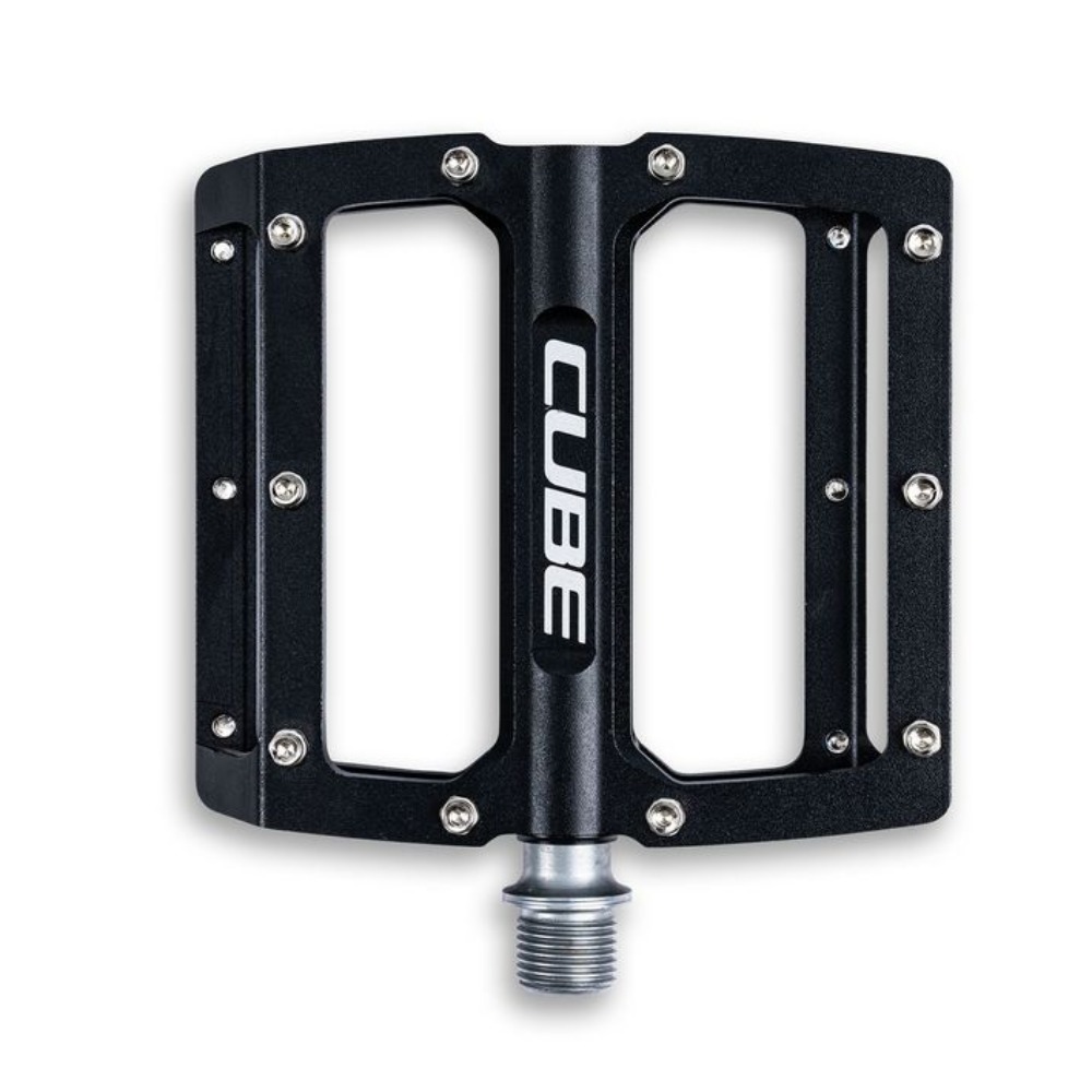 Like New Cube CUBE ALL MOUNTAIN FLAT & LIGHT PEDALS BLACK - Own4Less